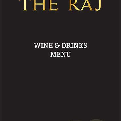 Menu - The Raj Wigan